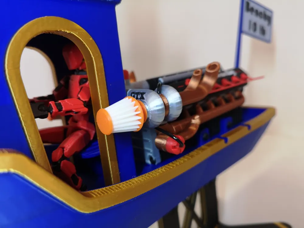 Benchy - V12 Engine S.W.A.P Bi-Turbo - Free 3D Print Model - MakerWorld