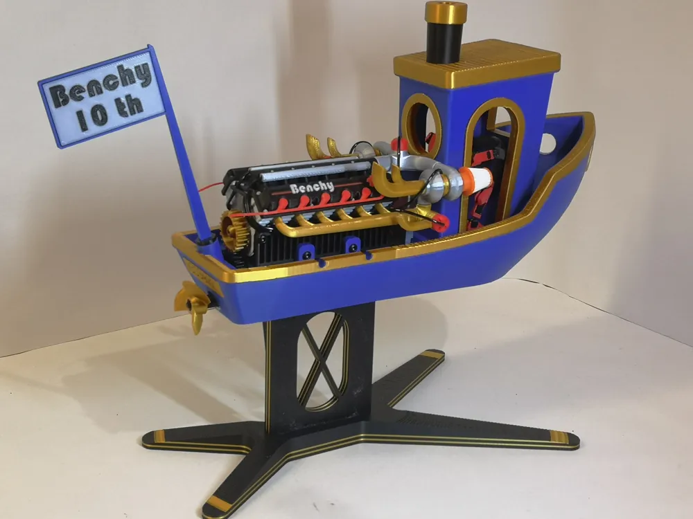 Benchy - V12 Engine S.W.A.P Bi-Turbo - Free 3D Print Model - MakerWorld