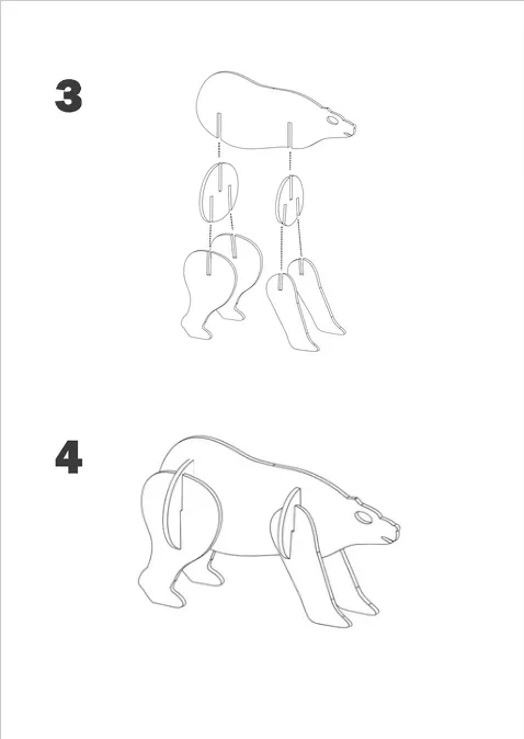 polar bear (kit card) by jan-design MakerWorld: Download Free 3D Models