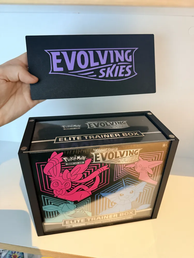 Pokemon ETB Case - Evolving Skies - Free 3D Print Model - MakerWorld
