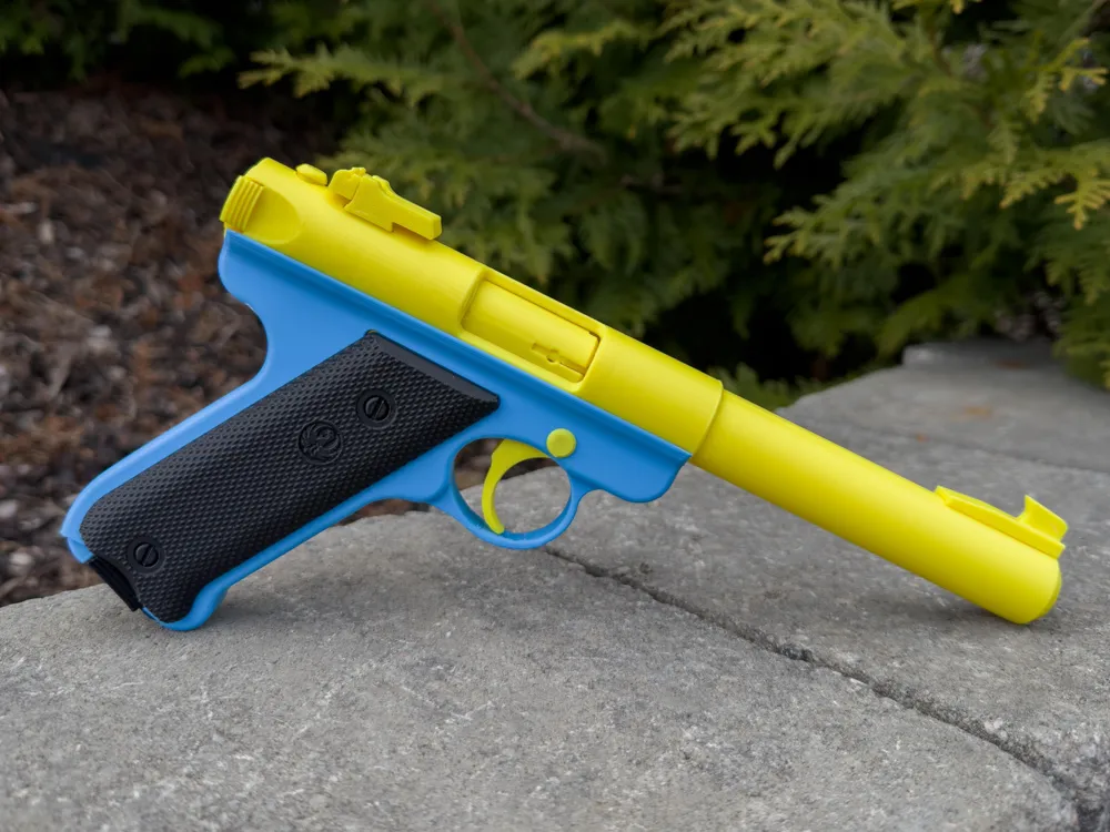 RUGER MARK II pistol toy model (no move&launch) by 补补觉去 MakerWorld ...