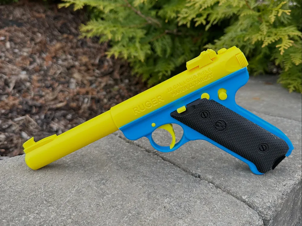 RUGER MARK II pistol toy model (no move&launch) by 补补觉去 MakerWorld ...