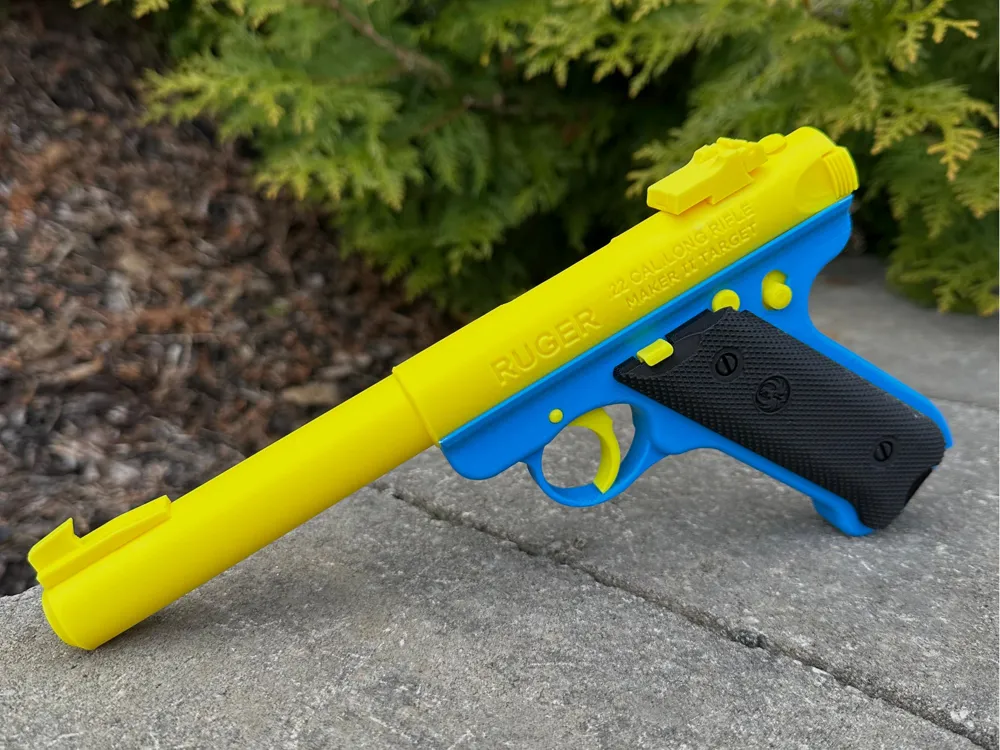 RUGER MARK II pistol toy model (no move&launch) by 补补觉去 MakerWorld ...