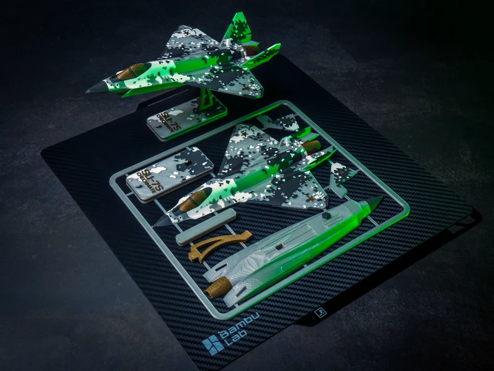 Sukhoi Su-75 Checkmate Plane Kit Card by pbbence1994 MakerWorld ...