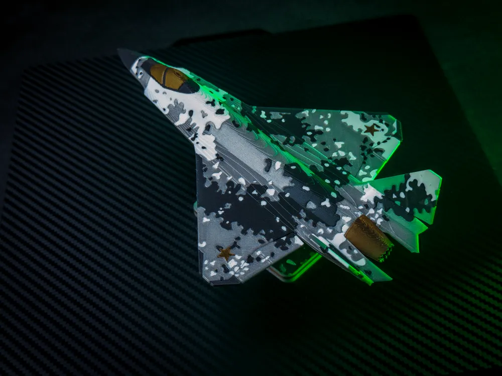 Sukhoi Su-75 Checkmate Plane Kit Card by pbbence1994 MakerWorld ...