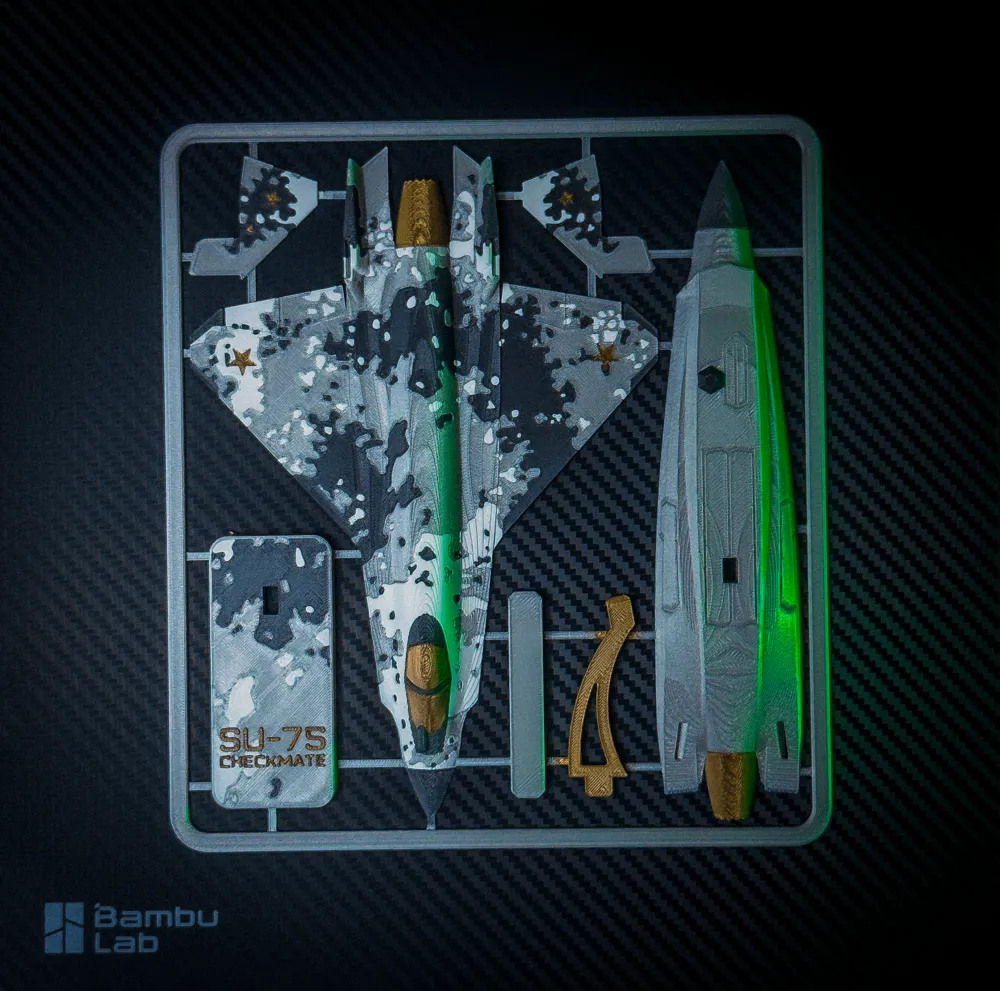 Sukhoi Su-75 Checkmate Plane Kit Card by pbbence1994 MakerWorld ...