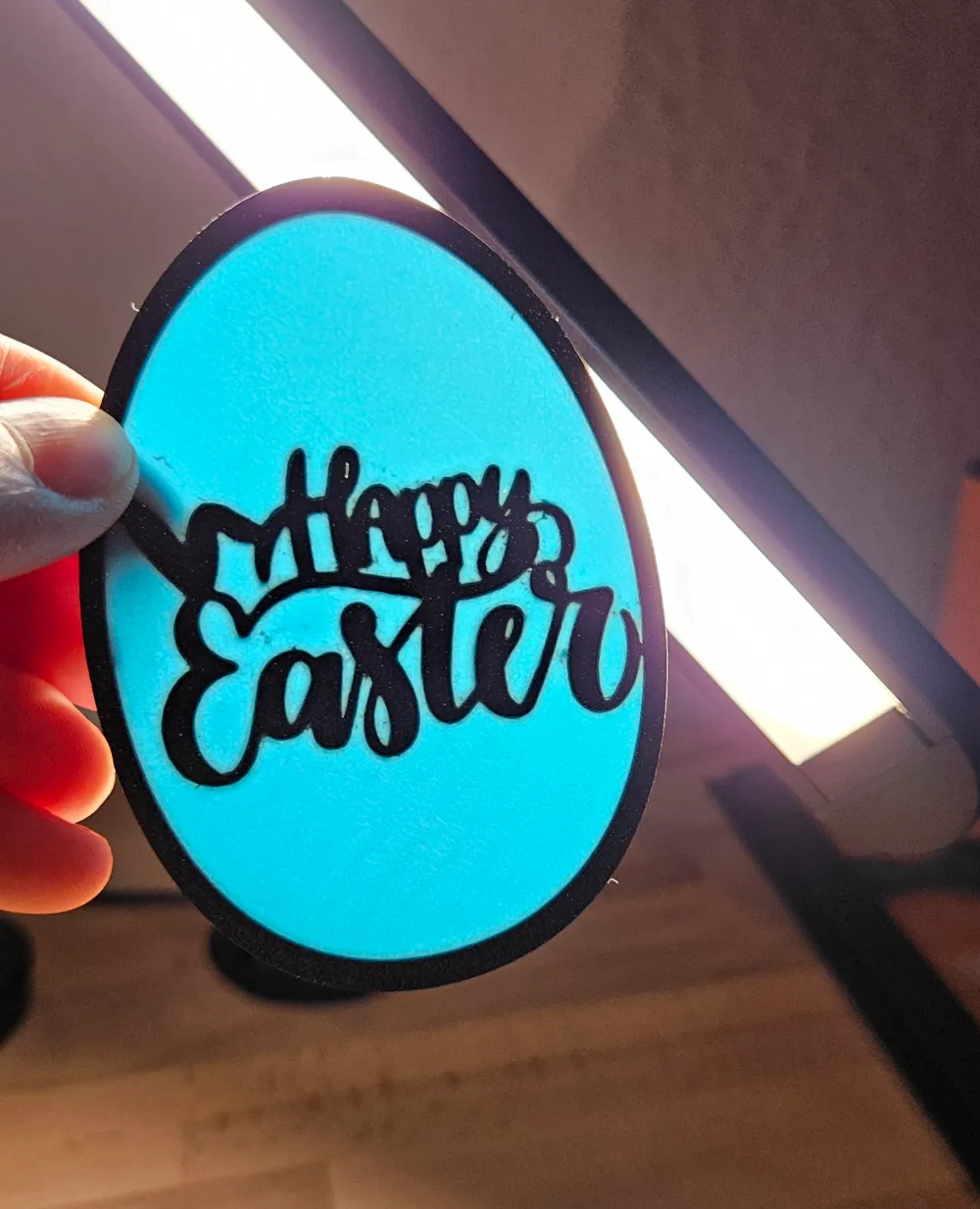 Easteregg Happy Easter - Window Picture by 3DPrintCess - MakerWorld