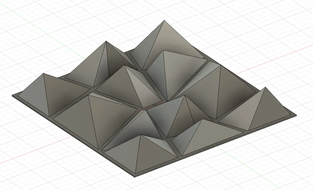 3D wall panel / Textured wall panel - Version 1 - Free 3D Print Model ...
