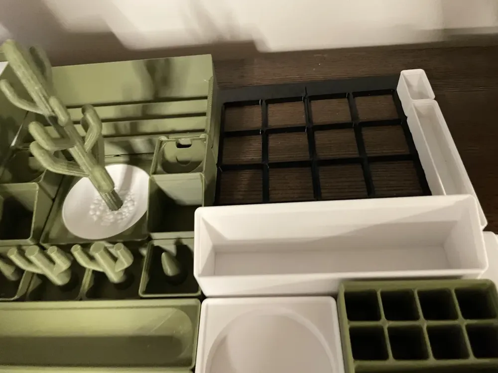 Ring & Necklace Jewelry Holder Cactus, Gridfinity Remixed by Schnitz ...