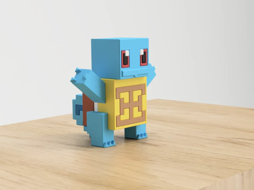 Cobblemon #007 Squirtle – Kostenloses 3D-Druckmodell – MakerWorld