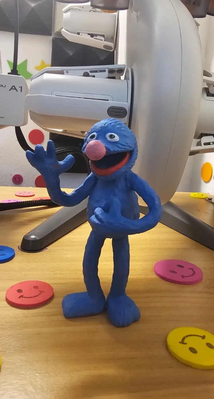 COCO (Rue Sésame) - Modèle d'Impression 3D Gratuit - MakerWorld