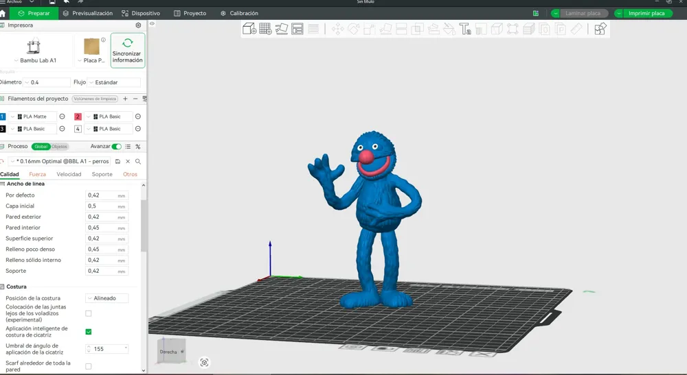 COCO (Rue Sésame) - Modèle d'Impression 3D Gratuit - MakerWorld