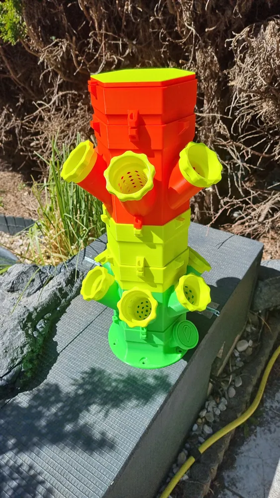 Hydroponic Tower – Ultra-Stable Modular System Remixed by slaxxTB ...