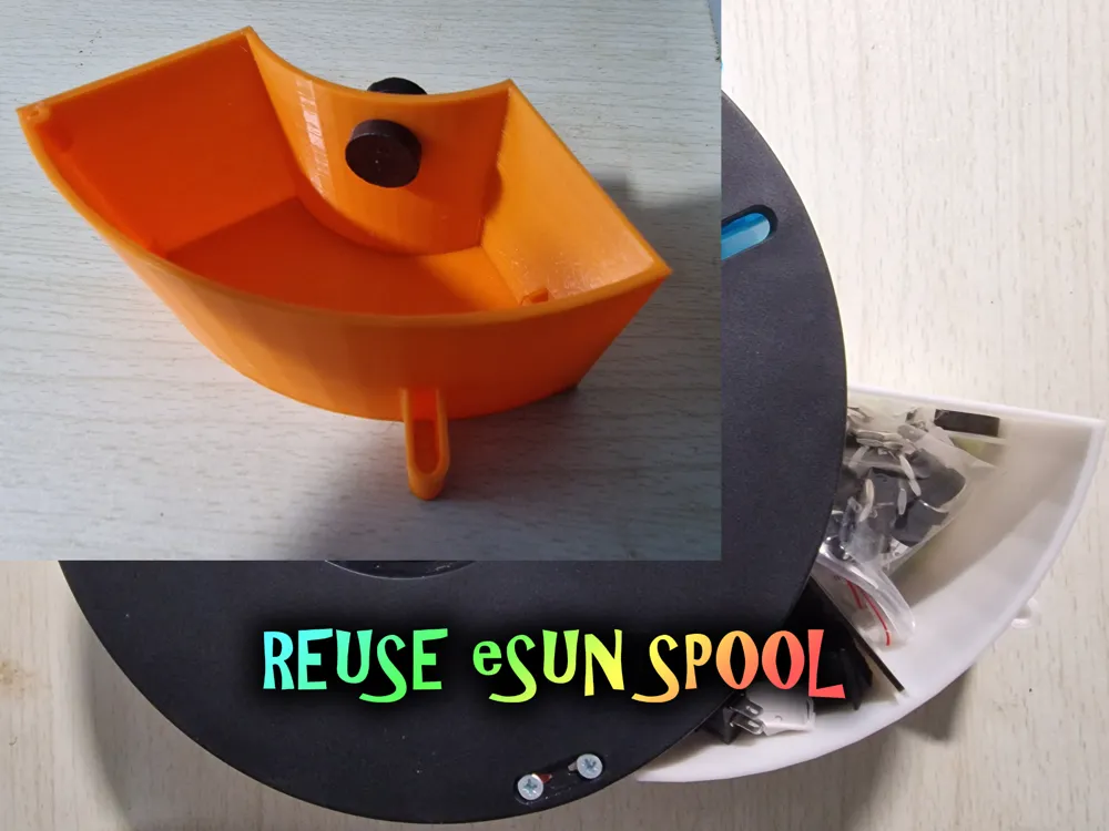 Drawers to reuse empty eSUN filament spools by BS 3D Print - MakerWorld