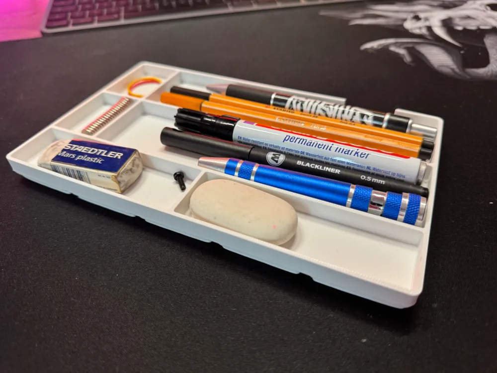 Gridfinity Pen Tray by dasTimm MakerWorld: Download Free 3D Models