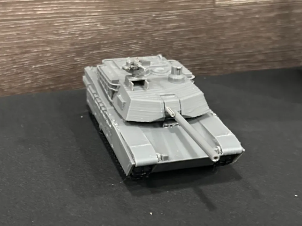 M1A1 Abrams (High Detail, fully printable!) by Finnick65 - MakerWorld