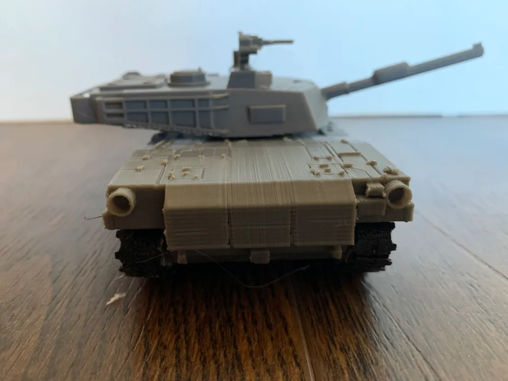 M1A2 Abrams (High Detail, fully printable!) - Free 3D Print Model ...