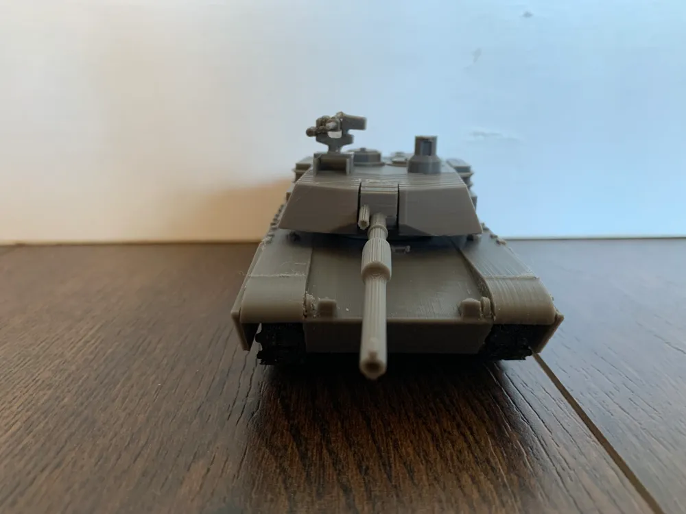M1A2 Abrams (High Detail, fully printable!) - Free 3D Print Model ...