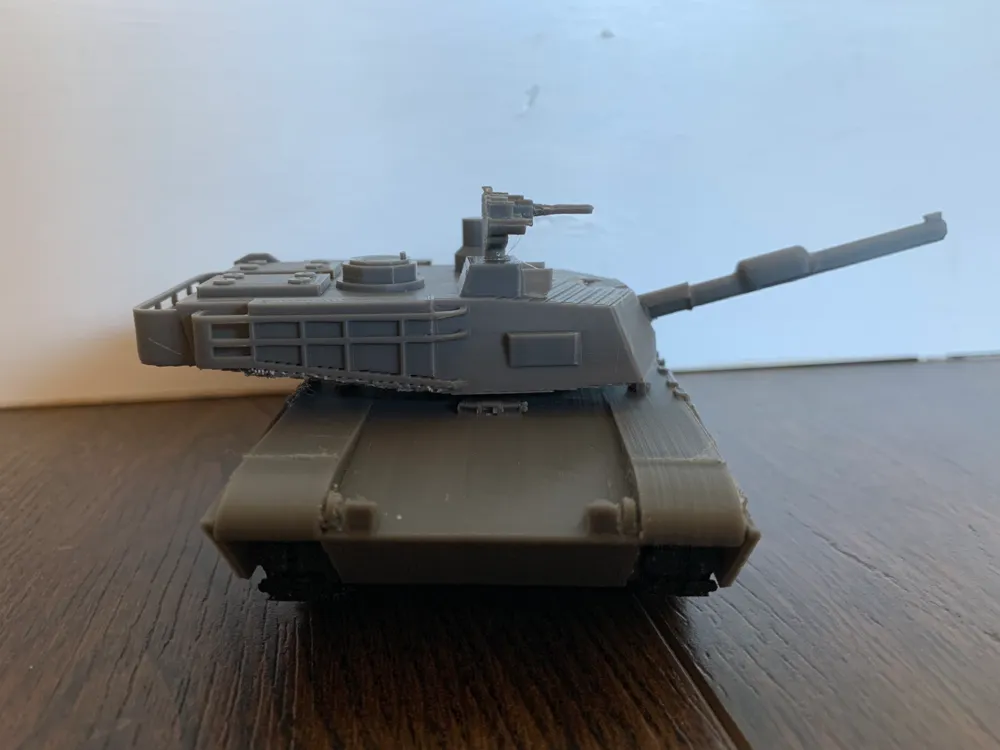M1A2 Abrams (High Detail, fully printable!) - Free 3D Print Model ...