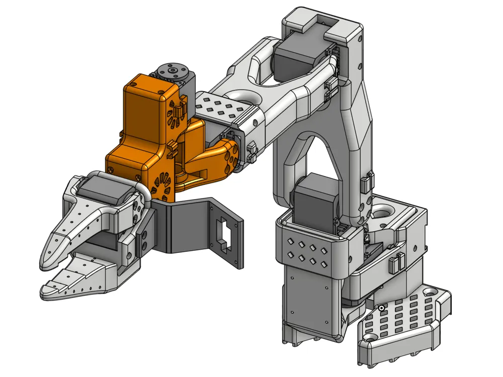 SO101 Arm + Wrist Yaw (6DoF) - Free 3D Print Model - MakerWorld