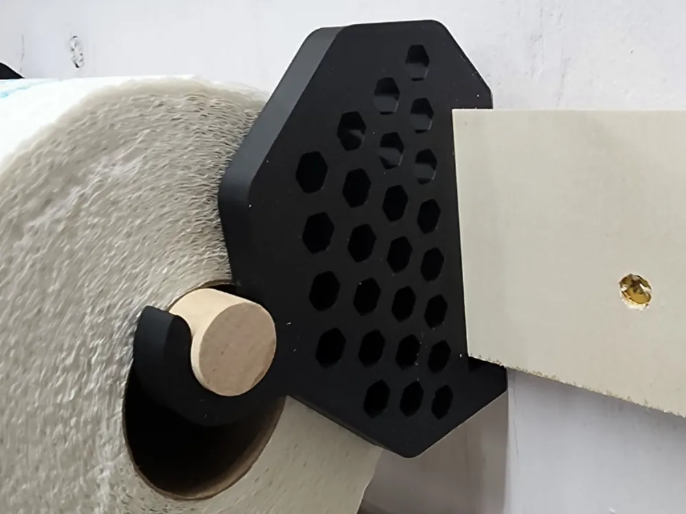 French Cleat Paper Towel Bracket "Click in" dowel by DragonSmithDesigns ...