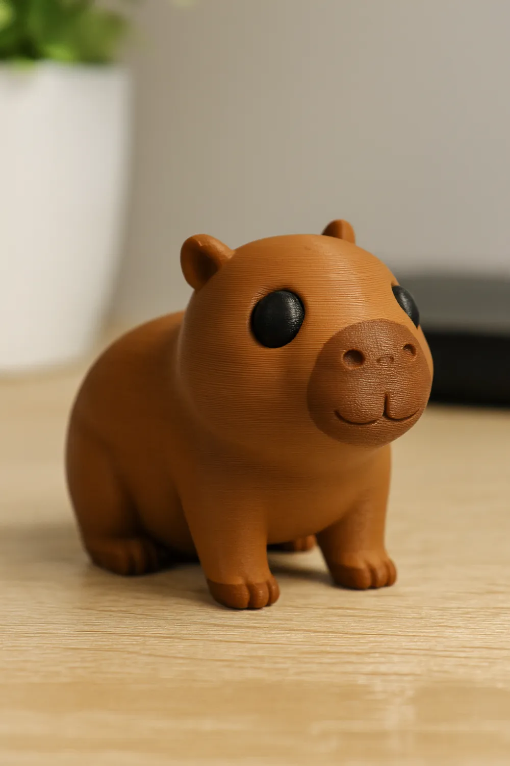 Cute Capybara – Miniature Figurine by Wikydtron MakerWorld: Download ...