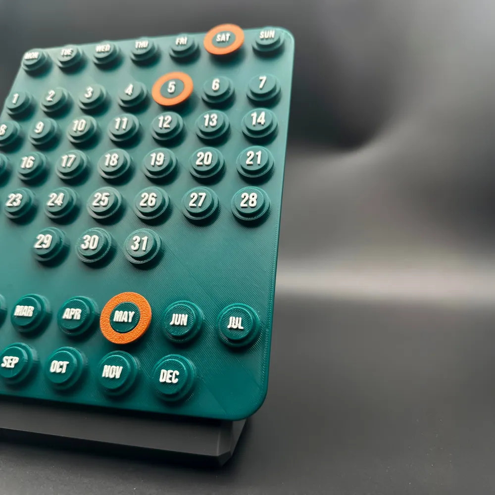 Perpetual Desk Calendar - Infinity Calendar by atakan MakerWorld ...