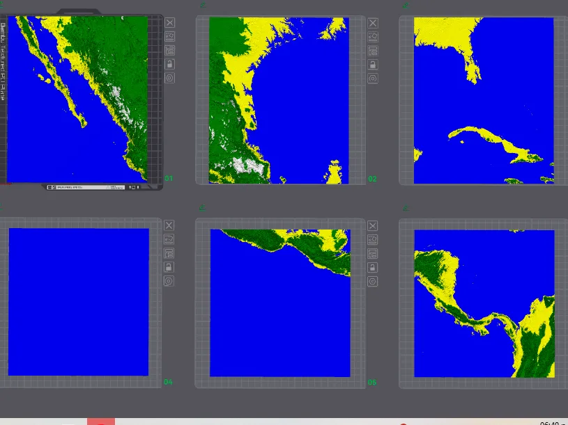 Mexico Topological Map by odisseus_3d - MakerWorld