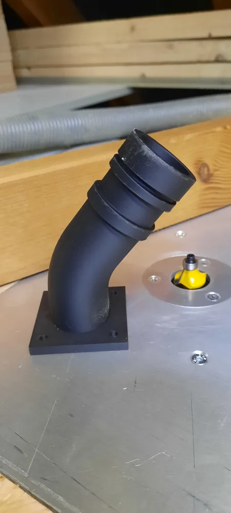 Router fence dust extraction - Free 3D Print Model - MakerWorld