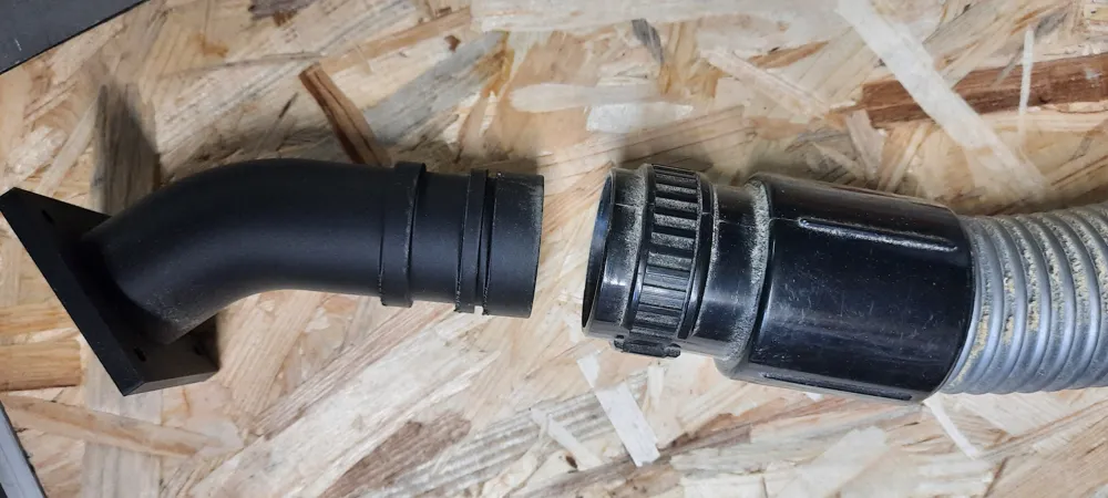 Router fence dust extraction - Free 3D Print Model - MakerWorld