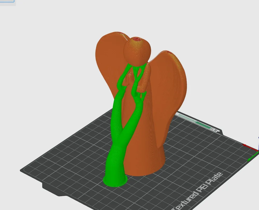 Angel tree topper - Free 3D Print Model - MakerWorld