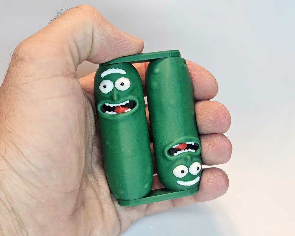 Pickle Fidget Roller - Free 3D Print Model - MakerWorld