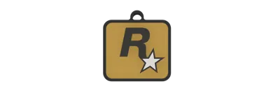 Rockstar Games Keychain by MORTI$ - MakerWorld