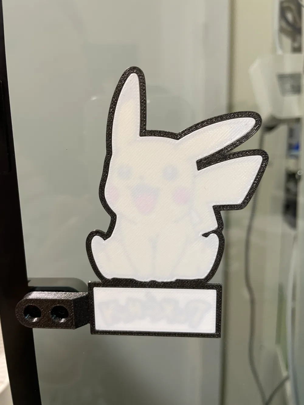 皮卡丘 Pokemon pikachu Door Handle Ornament X1C P1S by EricYC - MakerWorld
