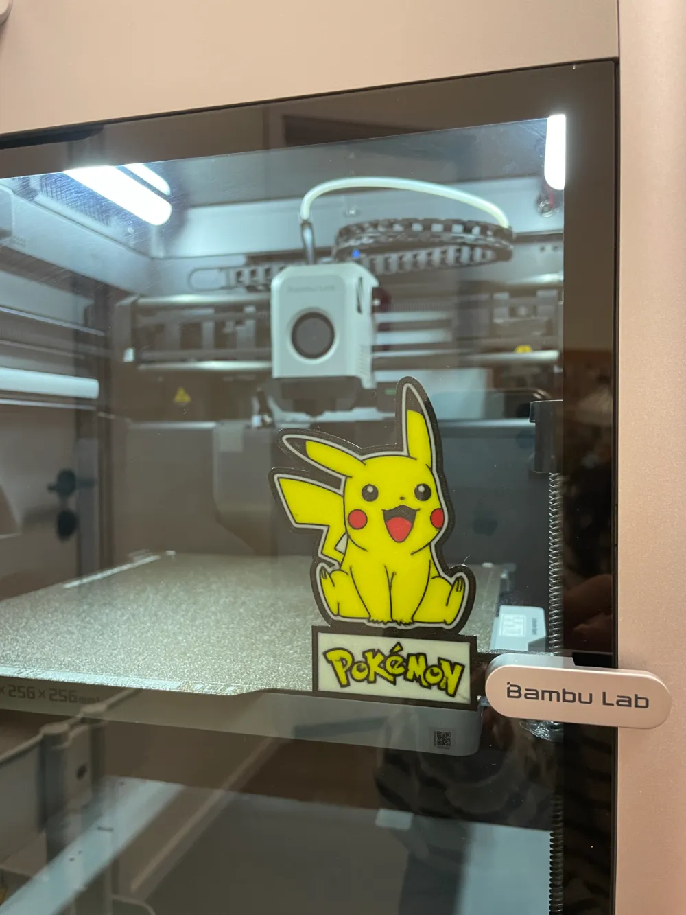 皮卡丘 Pokemon pikachu Door Handle Ornament X1C P1S by EricYC - MakerWorld