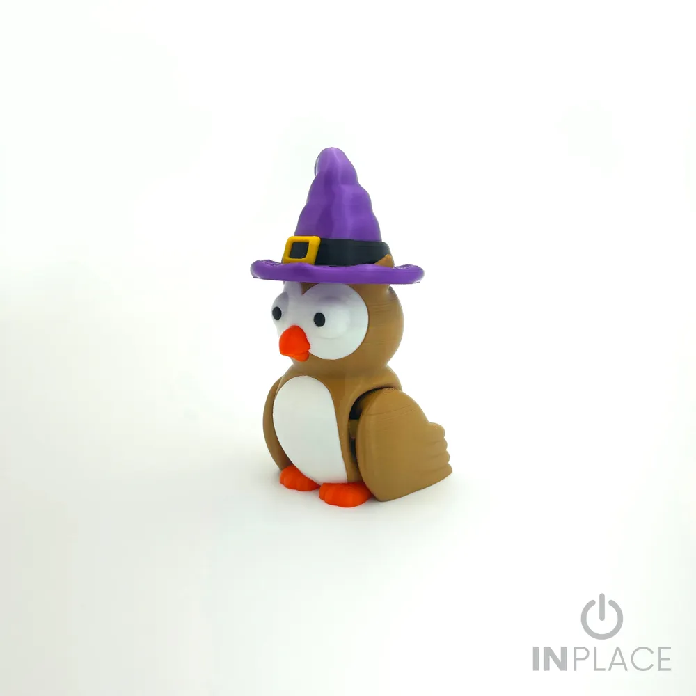 Cute Owl Articulated - Free 3D Print Model - MakerWorld
