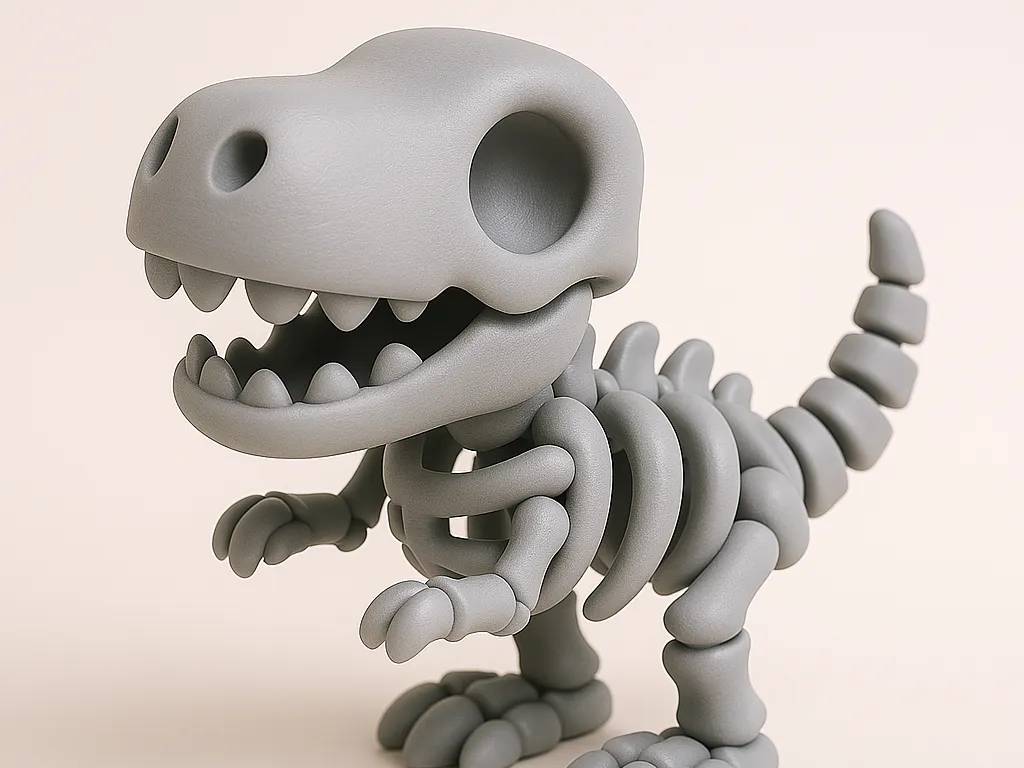 Mini t-rex dino by Foxmont MakerWorld: Download Free 3D Models