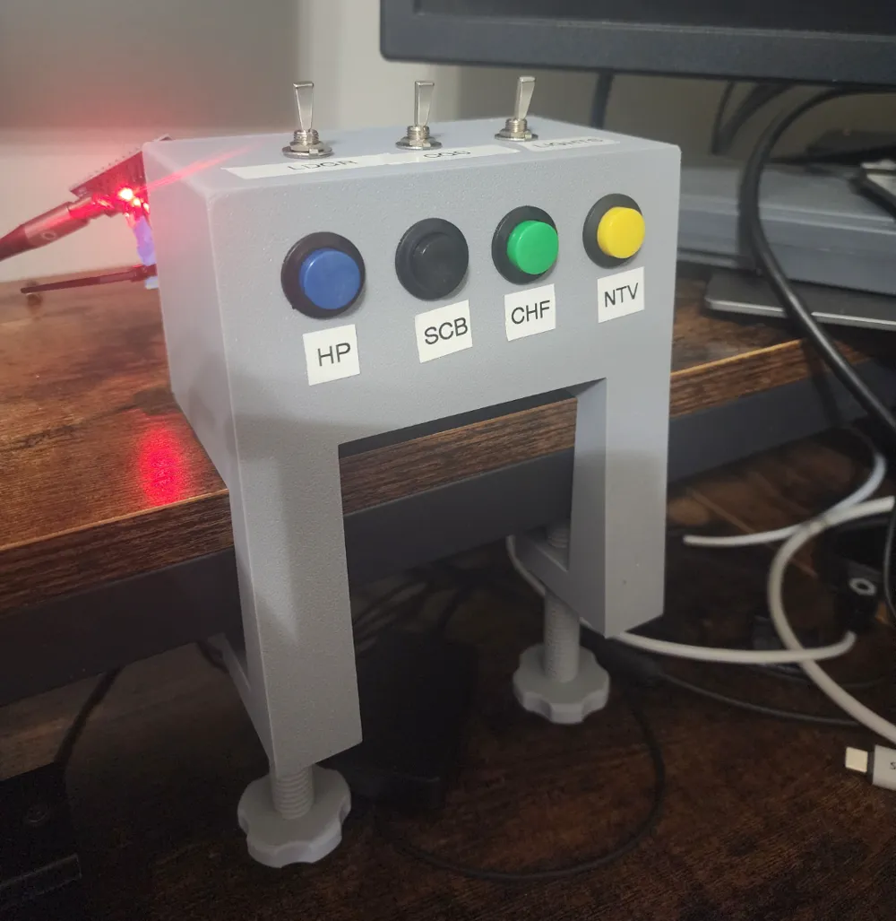 Macro Button Box - 4 button/3 switch - Free 3D Print Model - MakerWorld