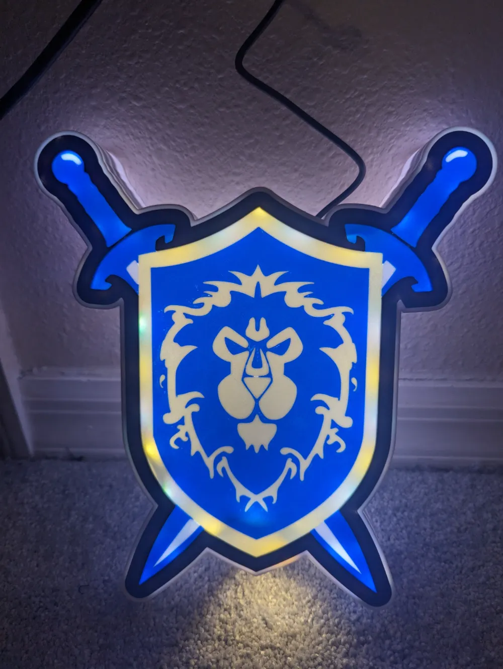 WoW Alliance coat of arms light - World of Warcraft by xeebo00 - MakerWorld