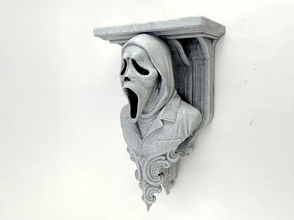 Hello Sydney - Ghostface Shelf / Corbel by ChainsawGraphics MakerWorld ...