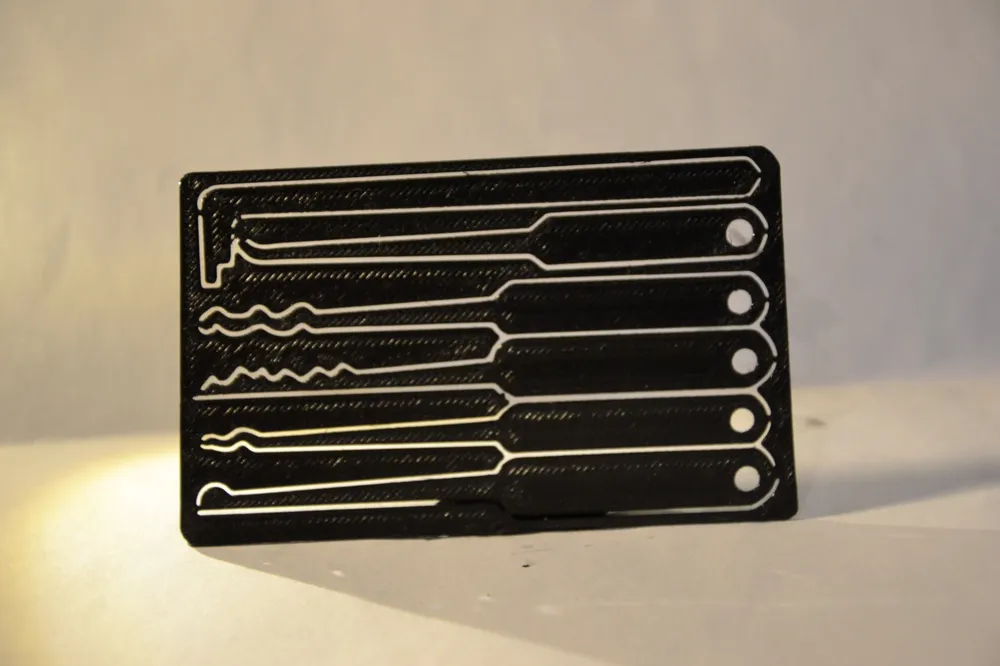 Lockpick Card Set - Free 3D Print Model - MakerWorld