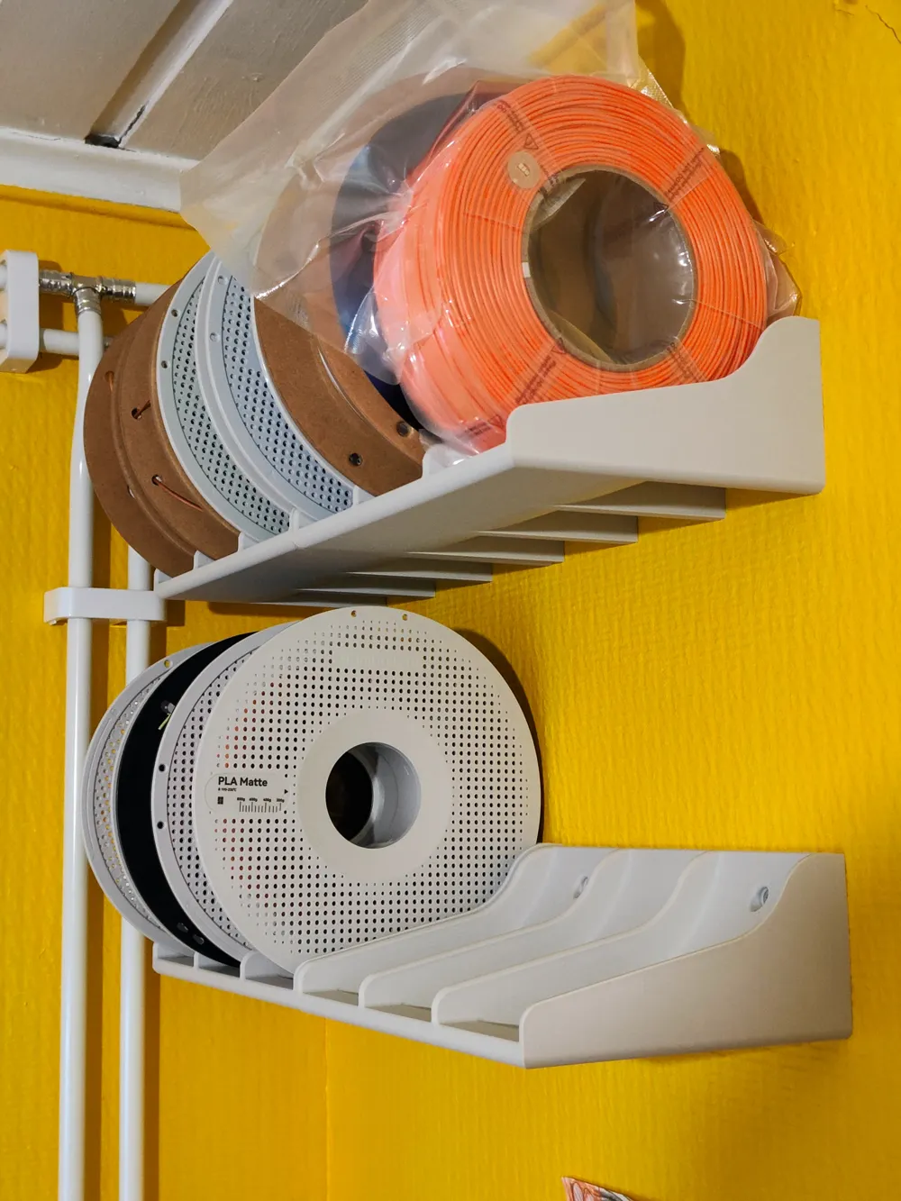 Filament spool shelf by FCore Design MakerWorld: Download Free 3D Models