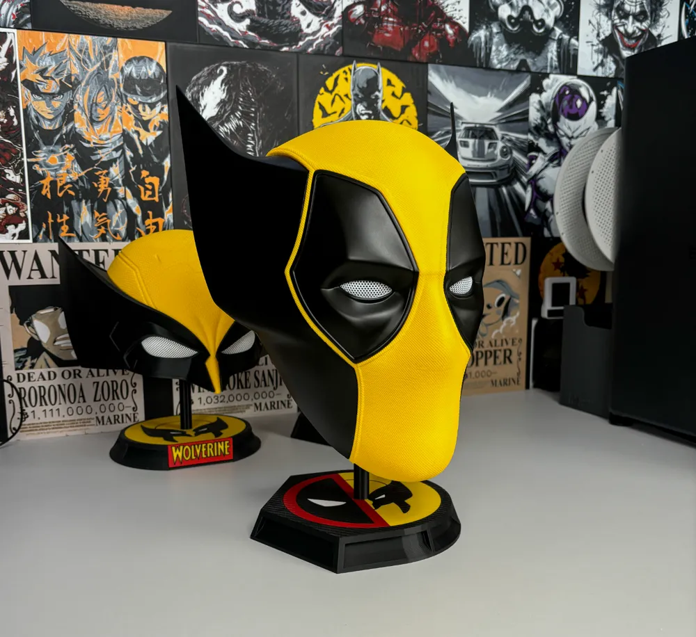 Poolverine Mask Base/Stand - Marvel by WildWolf_3D MakerWorld: Download ...