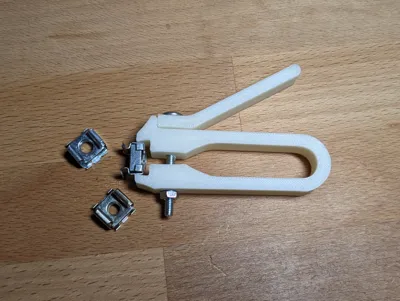 19" Rack Cage Nut install and remove tool by chrisax212 - MakerWorld