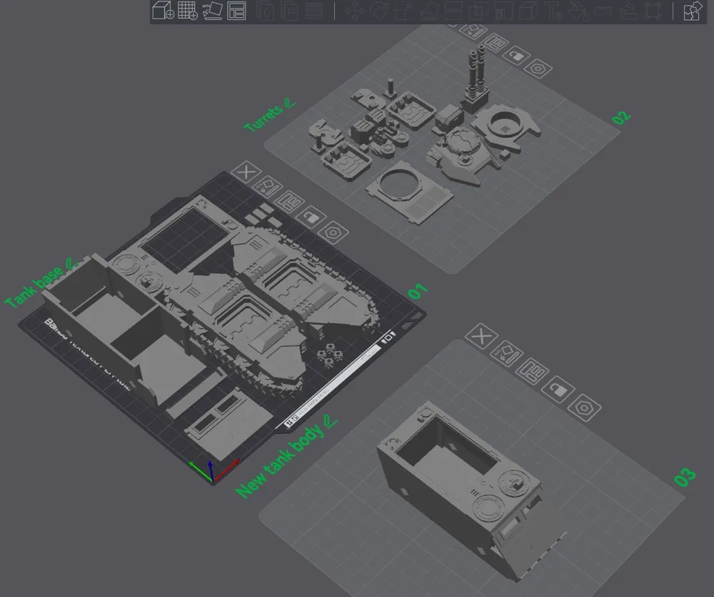 APC Battle tank proxy by WarKiller3DMakerWorld: Download Free 3D Models