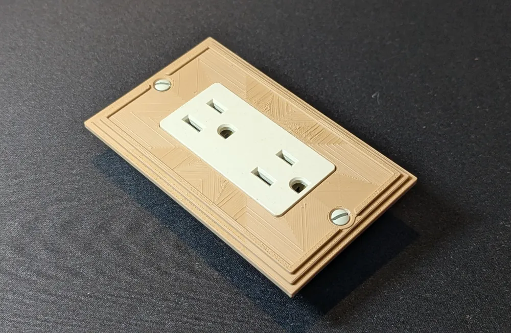 Art Deco Switch and Outlet Covers - Free 3D Print Model - MakerWorld