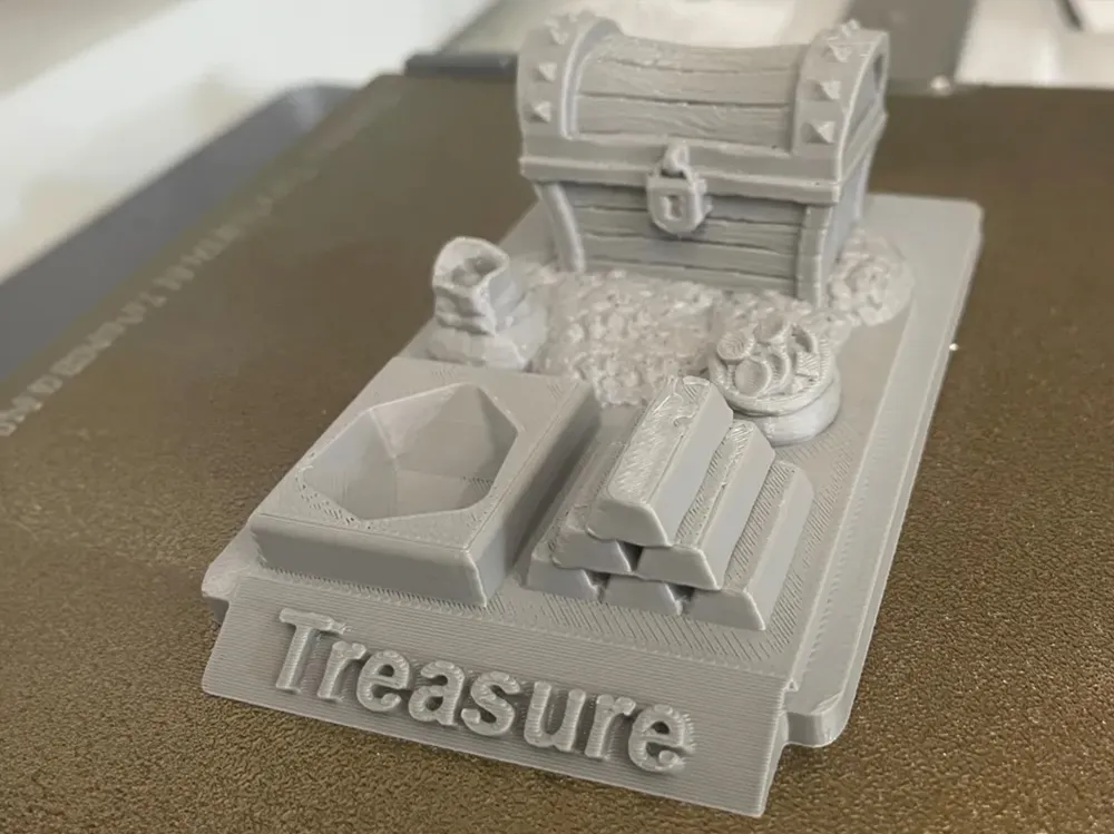 MTG 3D Treasure Token Remixed by 3D Magic - MakerWorld