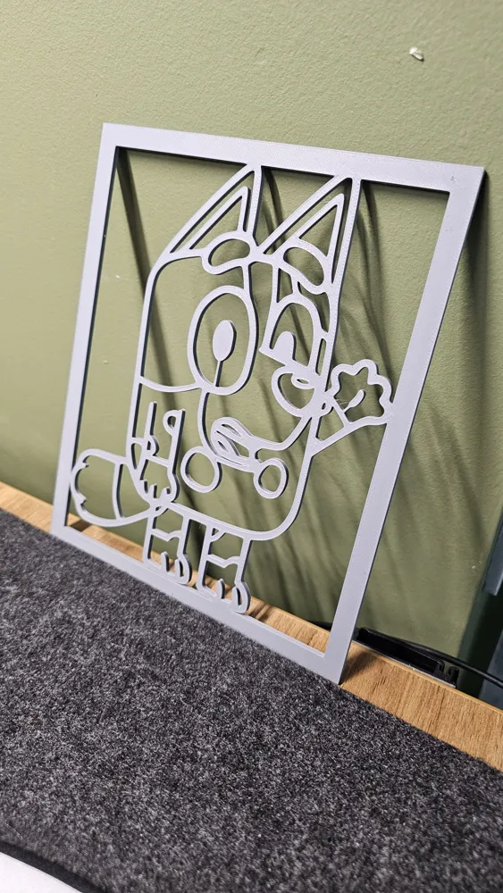 Muffin, Bluey Sign - Free 3D Print Model - MakerWorld