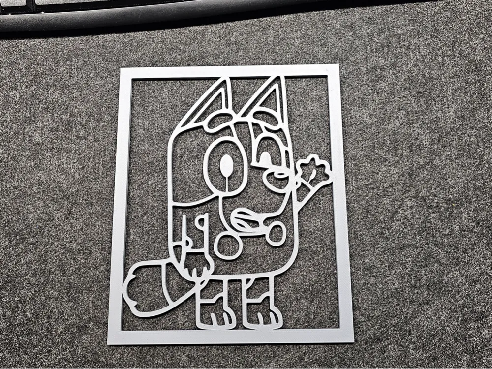 Muffin, Bluey Sign - Free 3D Print Model - MakerWorld