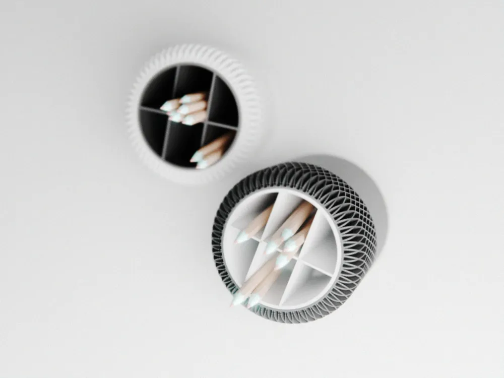 Organizador de escritorio Japandi moderno (2 versiones, SIN AMS) por S.Corp. MakerWorld ...